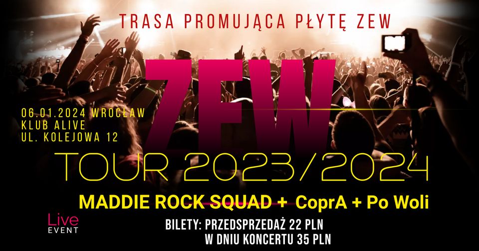 Maddie Rock Squad odwiedzi Wrocław! – Polska Muzyka alternatywna